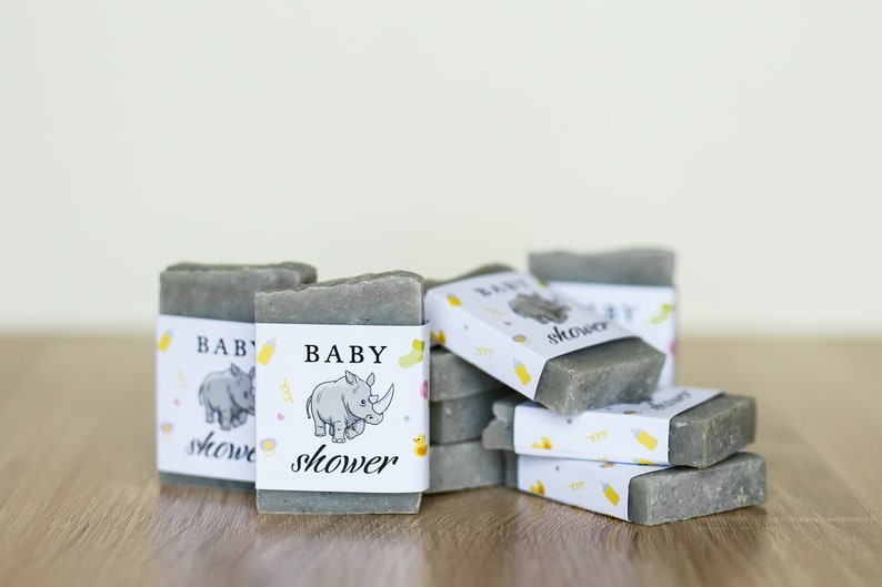 Rhino Baby Shower Baby Shower Favors Rhino Soap Favors Safari Baby ...