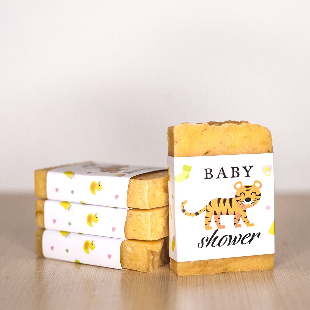Tiger Baby Shower Soap Favors: Jungle Safari Theme, Thank You Gift - Etsy