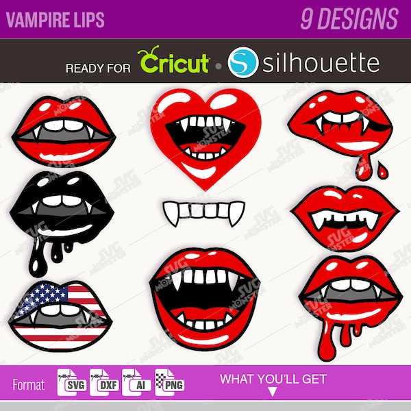 Vampire Teeth Svg - Etsy