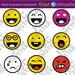 EMOJI SVG Smiley Svg EMOTICON Svg Clipart Crazy Cut Files for ...