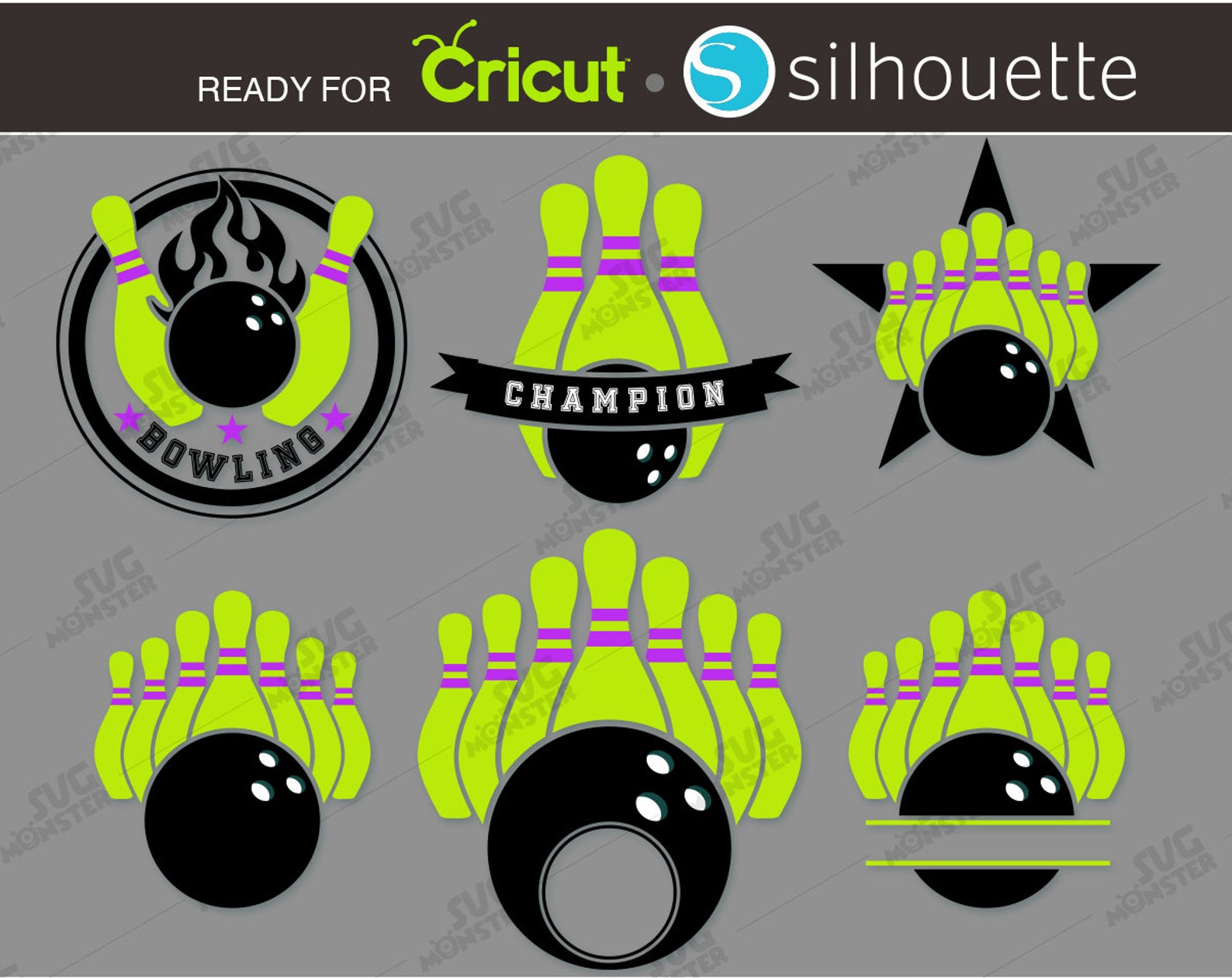 Bowling Team SVG Bundle, Champion Sport Cut Files (digital Download) - Etsy