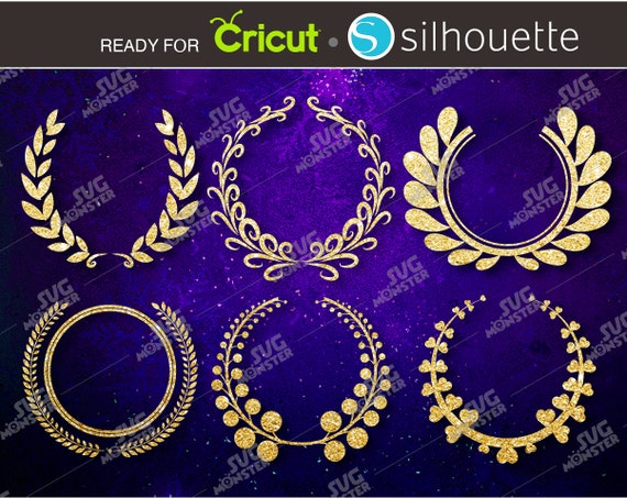 SVG LAUREL WREATH Svg Monogram Svg Files Laurel Wreath - Etsy Canada