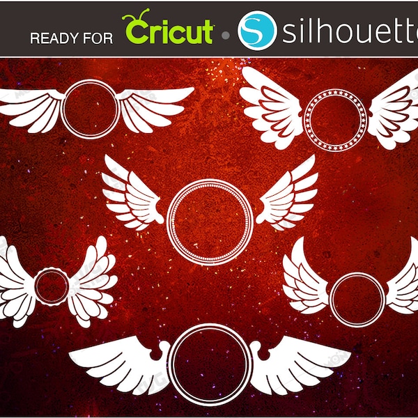 Angel Border Frame Svg - Etsy