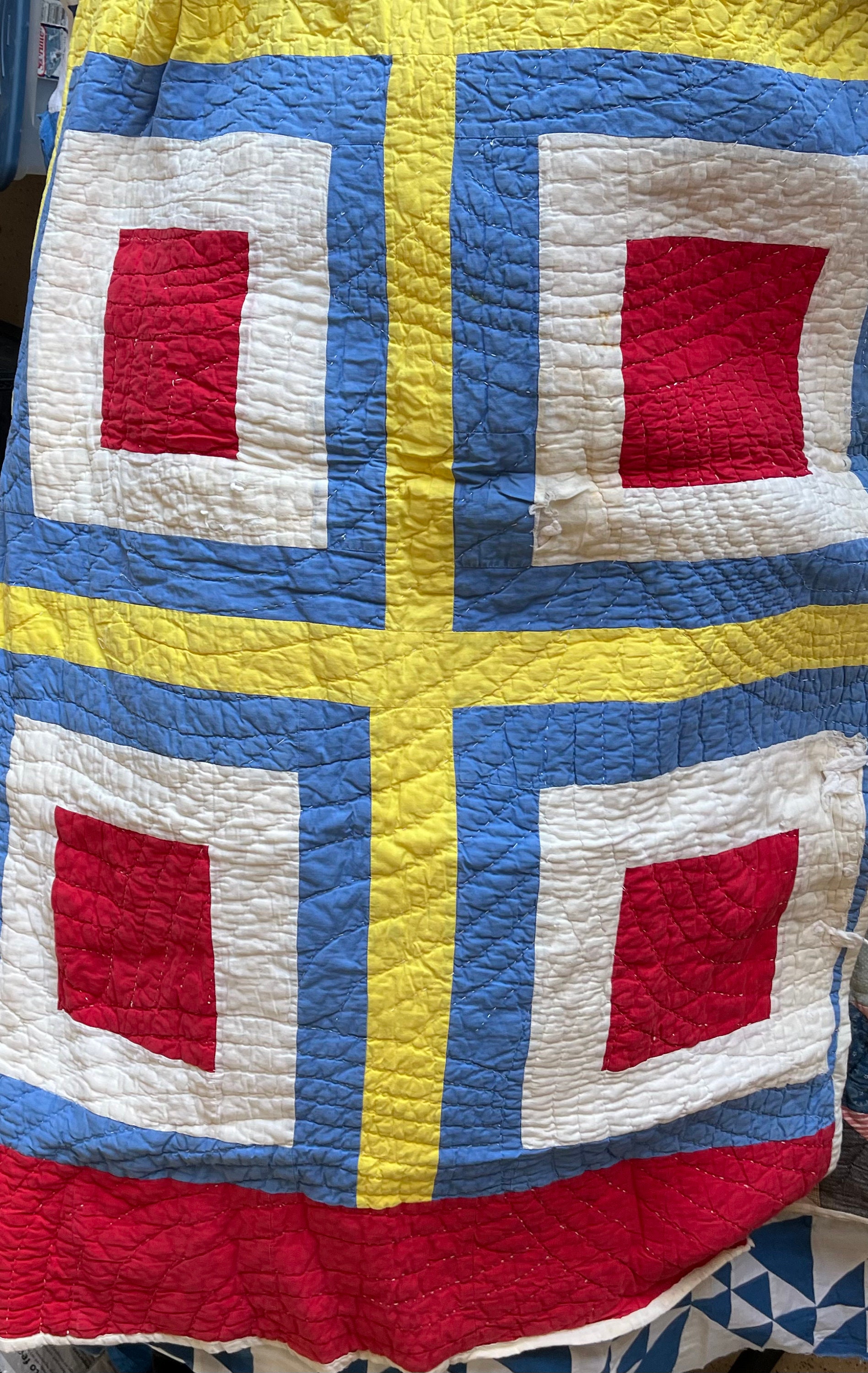 Custom Quilt Jacket Coat Primary Colors Triangles. Choose Your - Etsy