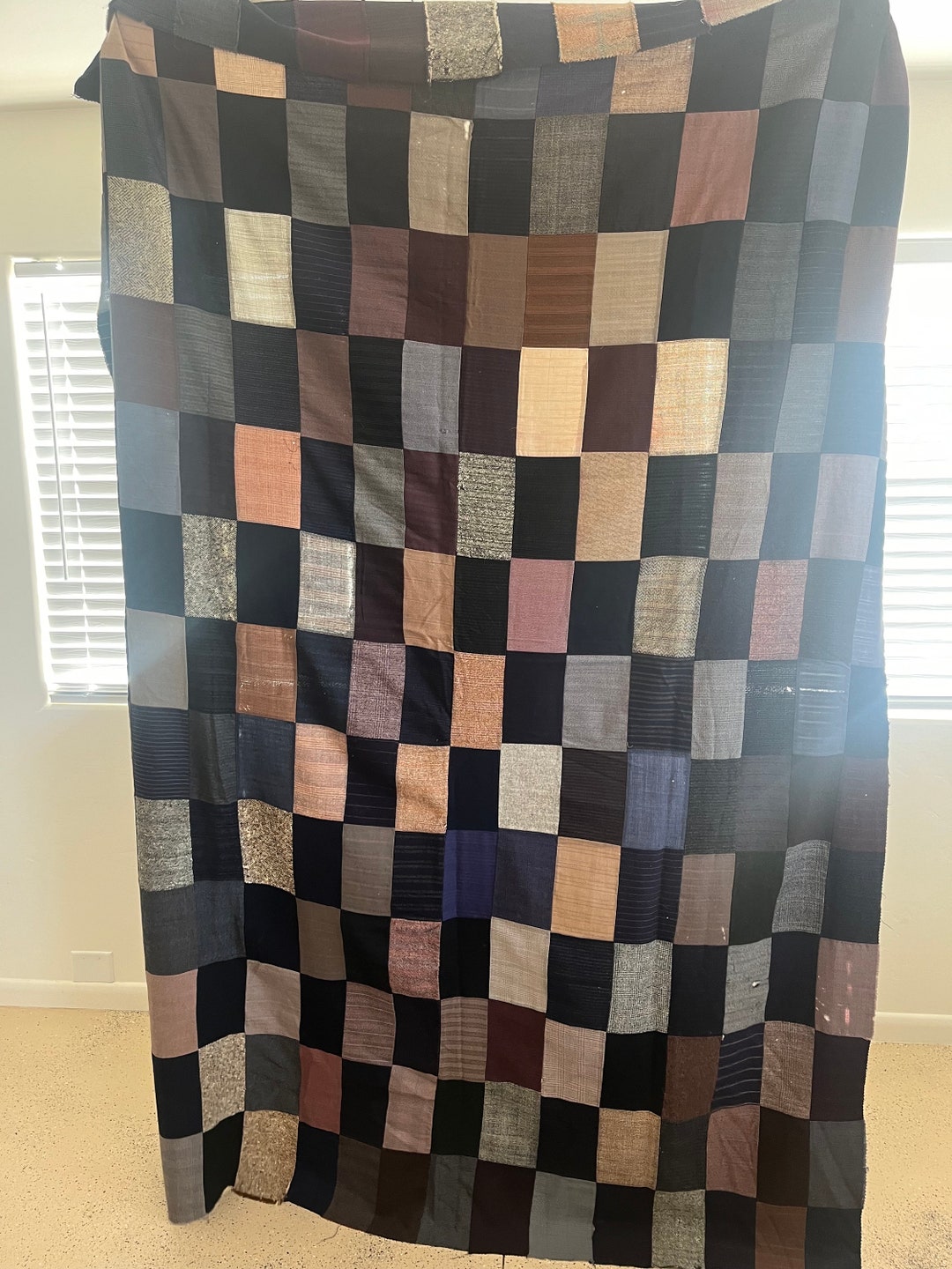 Custom Made Quilt Jacket. With Two Pockets. ANY SIZE Vintage Suit ...
