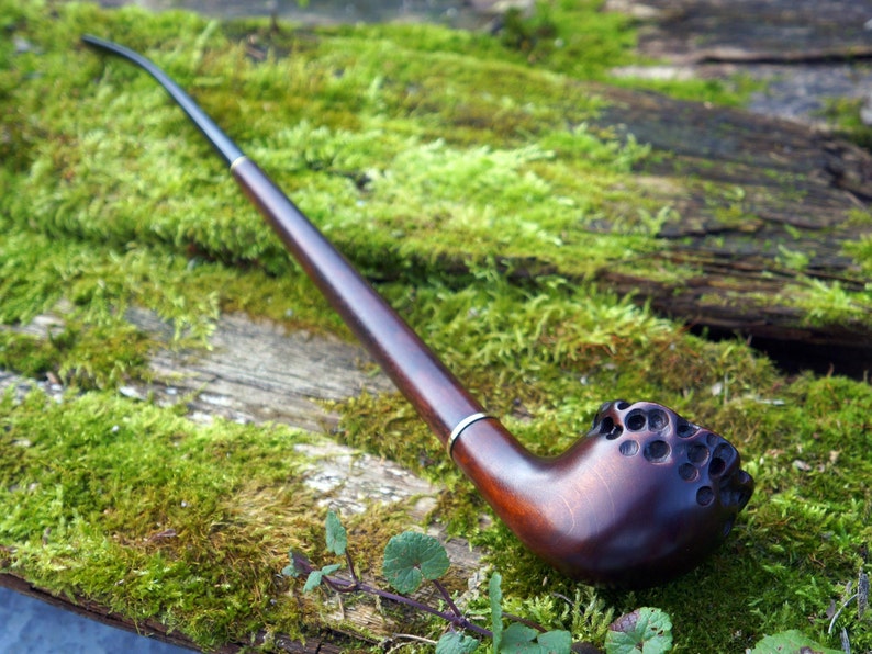 Long Smoking pipe Churchwarden pipe Long pipe Tobacco Pipe | Etsy