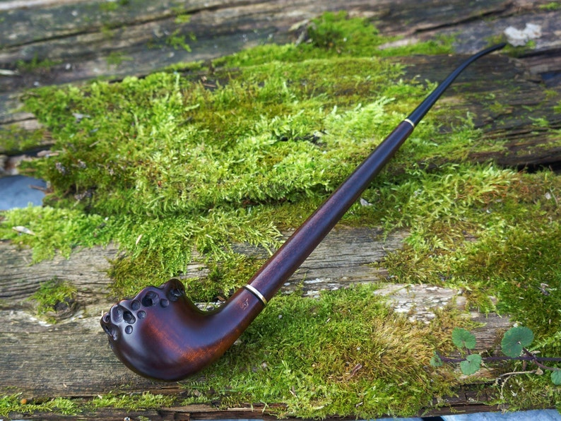 Long Smoking pipe Churchwarden pipe Long pipe Tobacco Pipe | Etsy