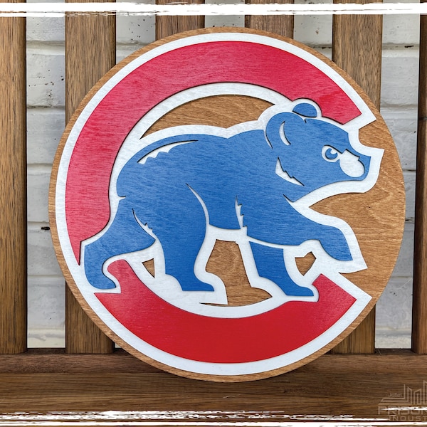 Chicago Cubs Sign - Etsy
