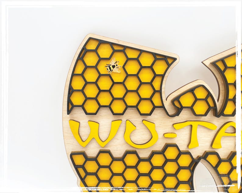 Custom Honeycomb Wu Tang Sign Killer Bees Wall Art Wu Tang Clan ...
