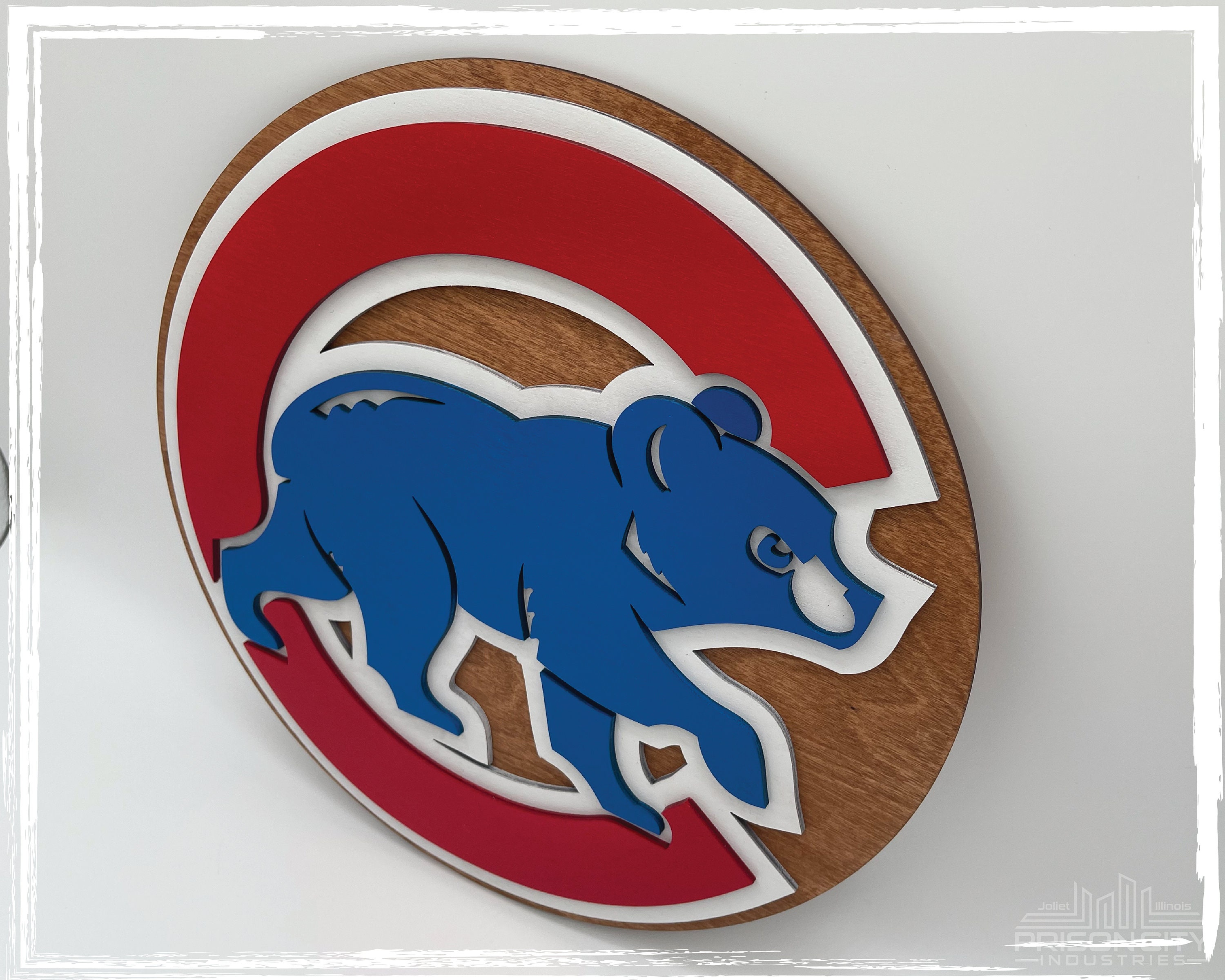Chicago Cubs Sign Cubs Wall Art MLB Fan Gift Cubs Home Decor Cubs Man ...