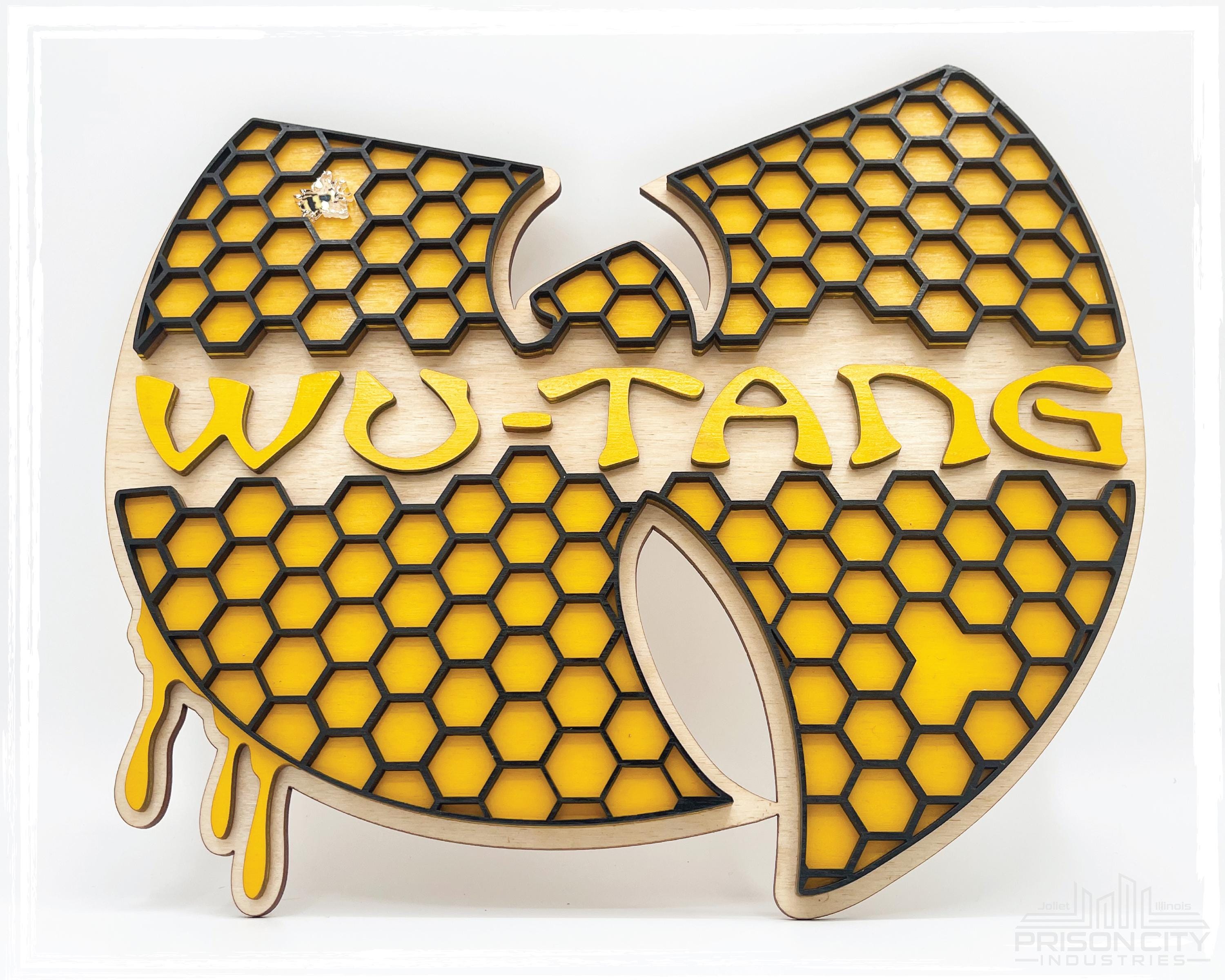 Custom Honeycomb Wu Tang Sign Killer Bees Wall Art Wu Tang Clan ...