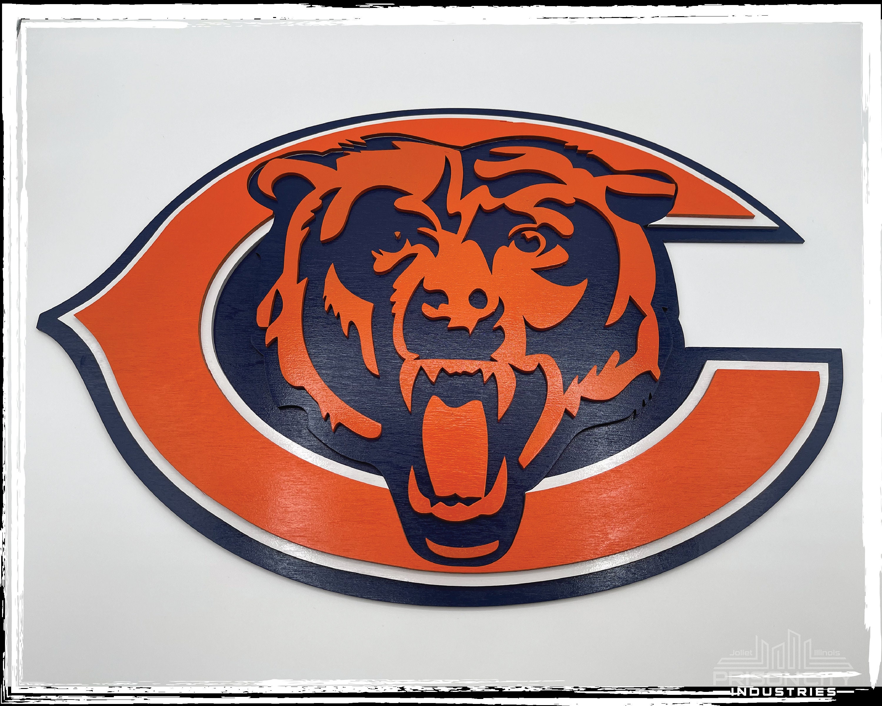 Custom Chicago Bears Sign Personalized NFL Team Wall Art Chicago Bears ...