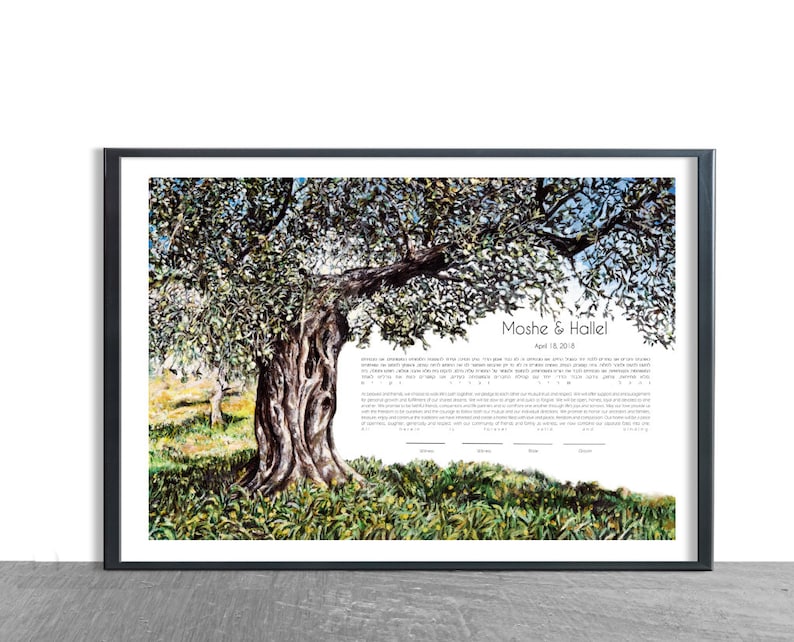 Tree of Life Wedding Ketubah Interfaith Ketubah Orthodox - Etsy
