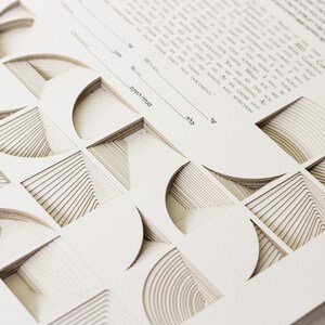 19 Layers Intricate 3D Papercut Wedding Keepsake - Etsy