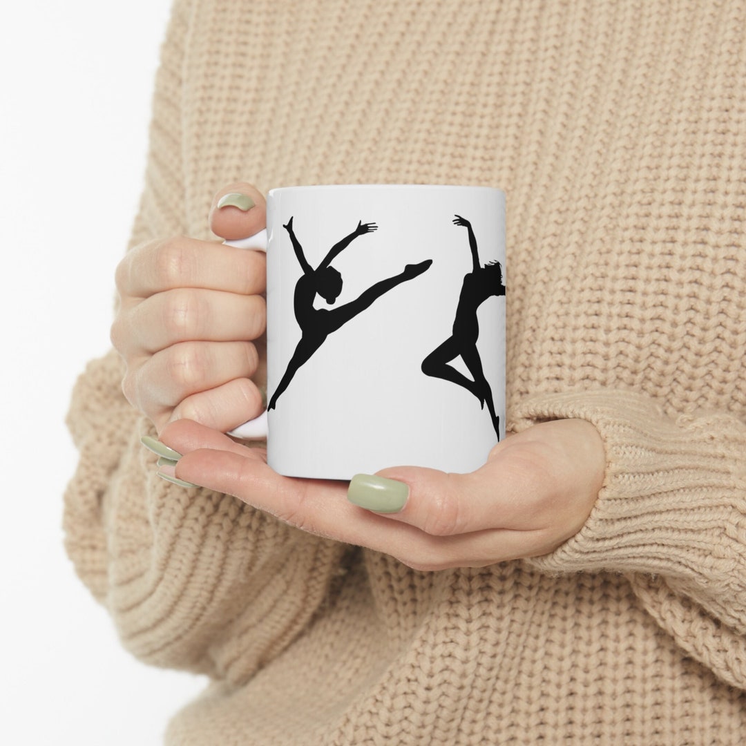 Just Dance Around Mug, Wrap Around Dancer Mug, Dance Mom Gift, Dancer ...