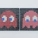 Original Pacman Mosaic Wall Art; Pacman Ghost; Speedy; Pinky; Vintage ...