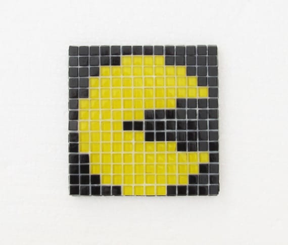 Original Pacman Mosaic Wall Art Pacman Vintage Video Game | Etsy