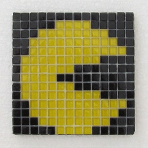 Original Pacman Mosaic Wall Art; Pacman; Set of 3; Vintage Video Game ...