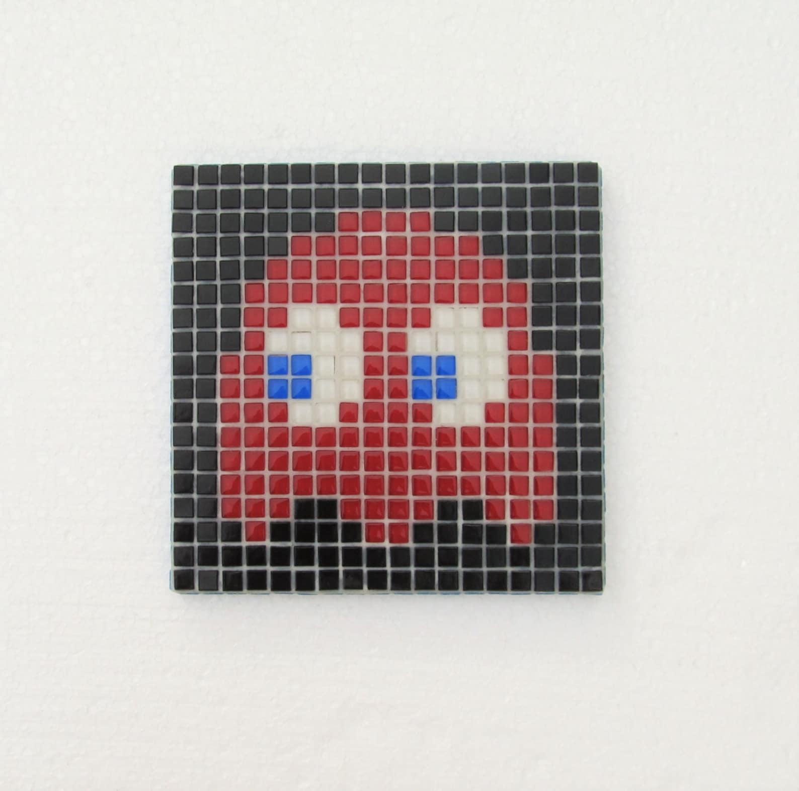 Original Pacman Mosaic Wall Art; Pacman Ghost; Shadow; Blinky; Vintage ...