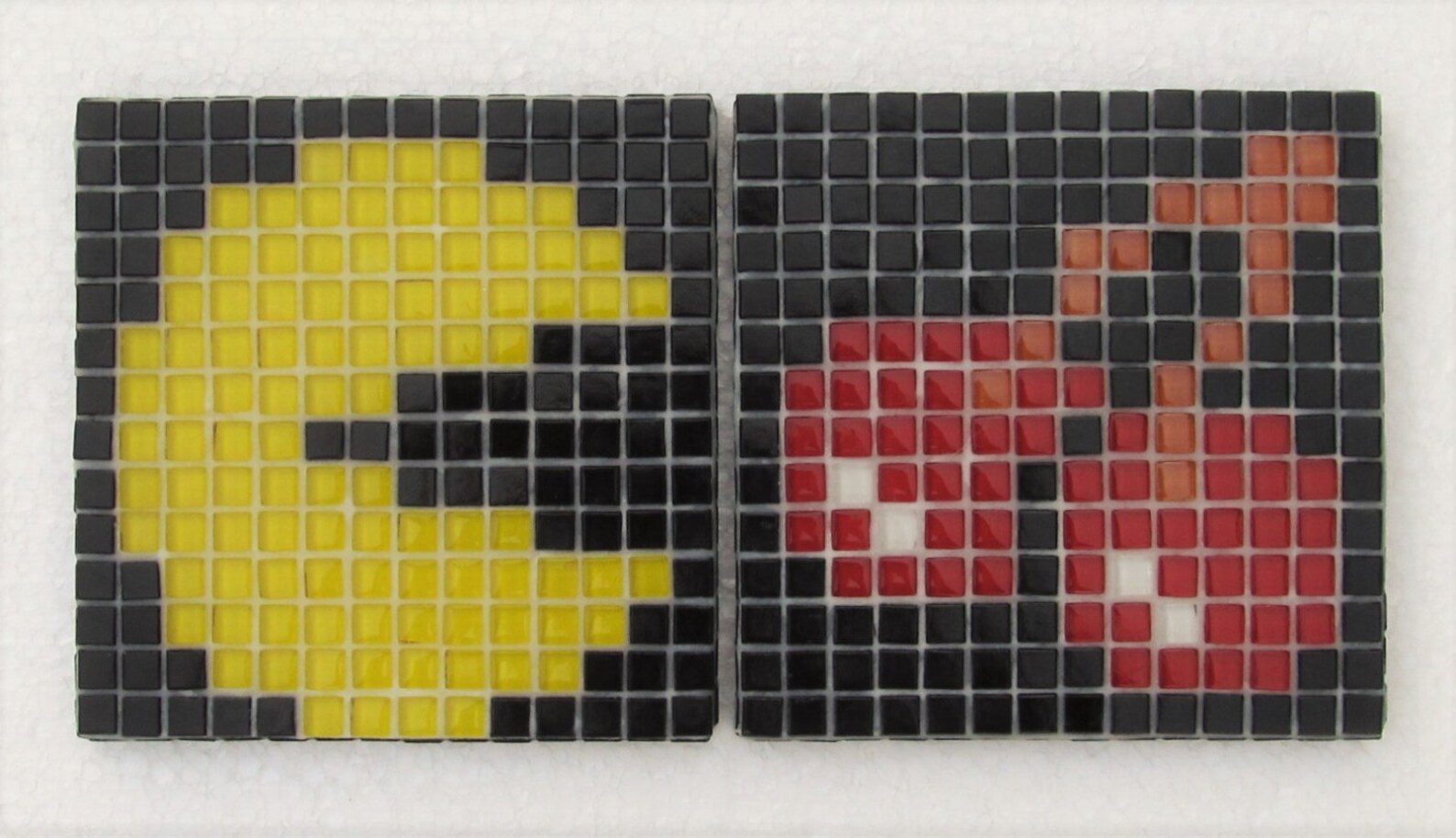 Original Pacman Mosaic Wall Art Miss Pacman Vintage Video - Etsy