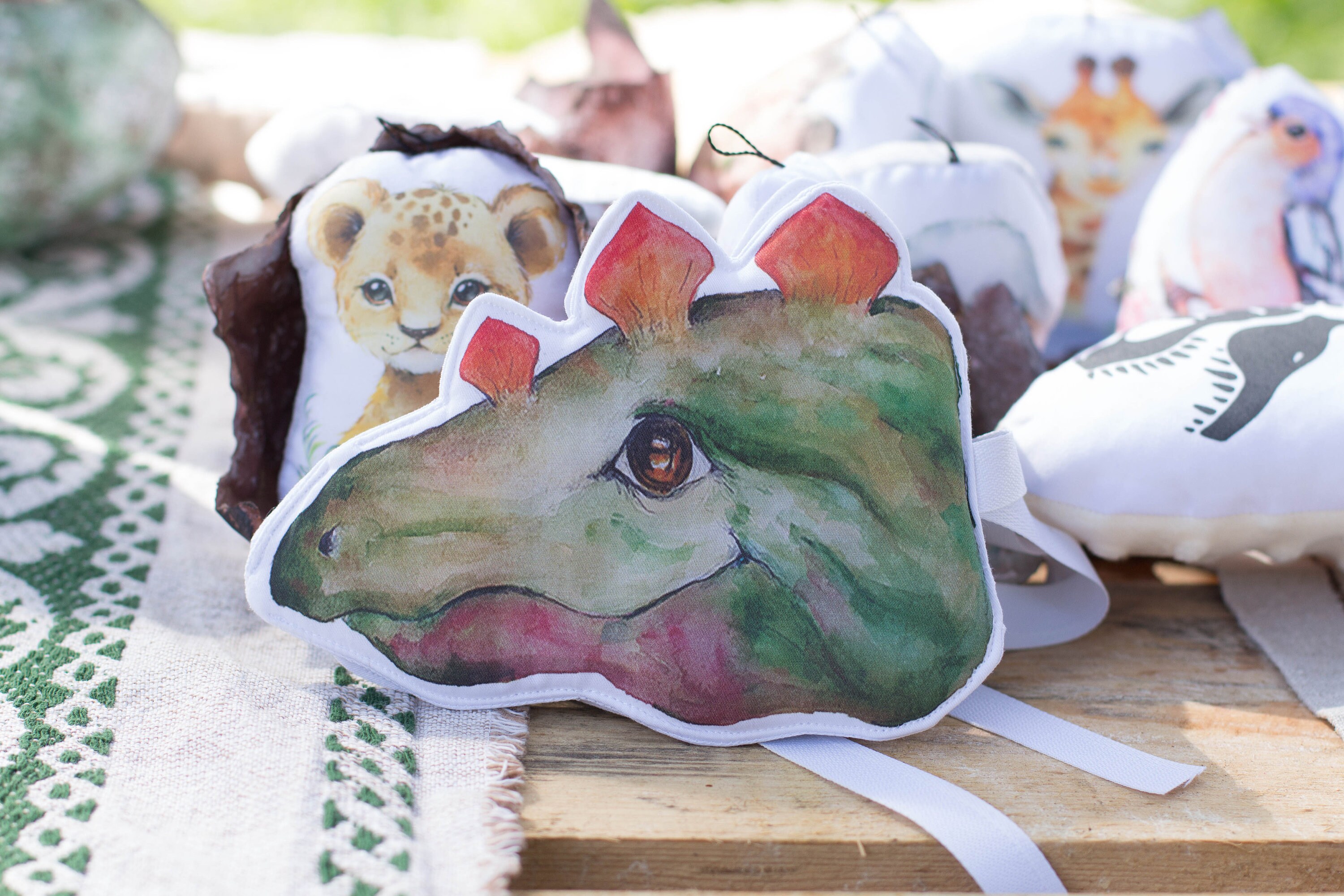 Stegosaurus Kids Mask, Dinosaur Party Masks Birthday, Christmas Mask ...