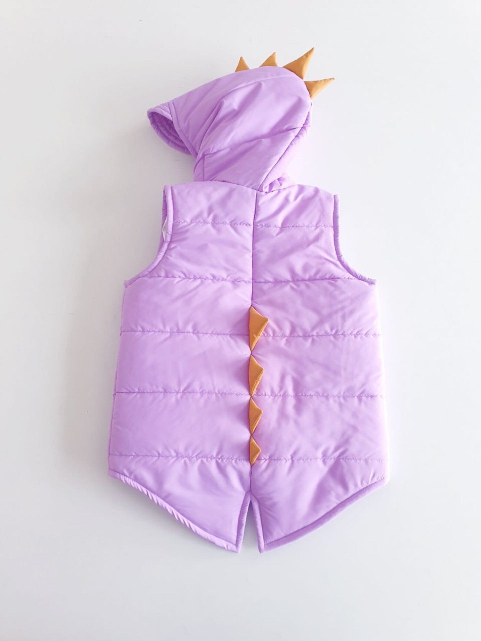 Lavender Dino Vest for Kids Spring Jacket Toddler Hoodie Dragon Costume ...