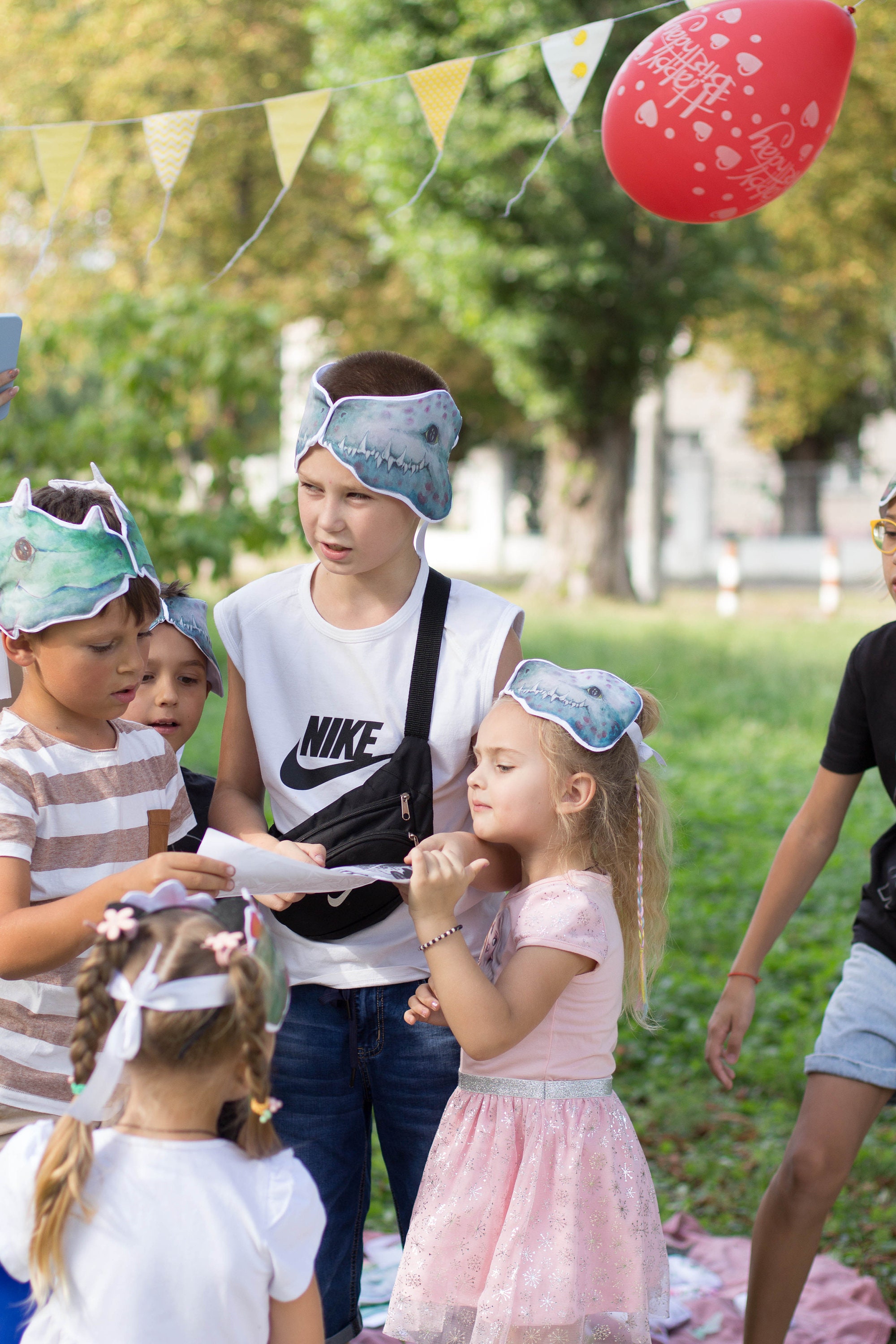 Stegosaurus Kids Mask, Dinosaur Party Masks Birthday, Christmas Mask ...