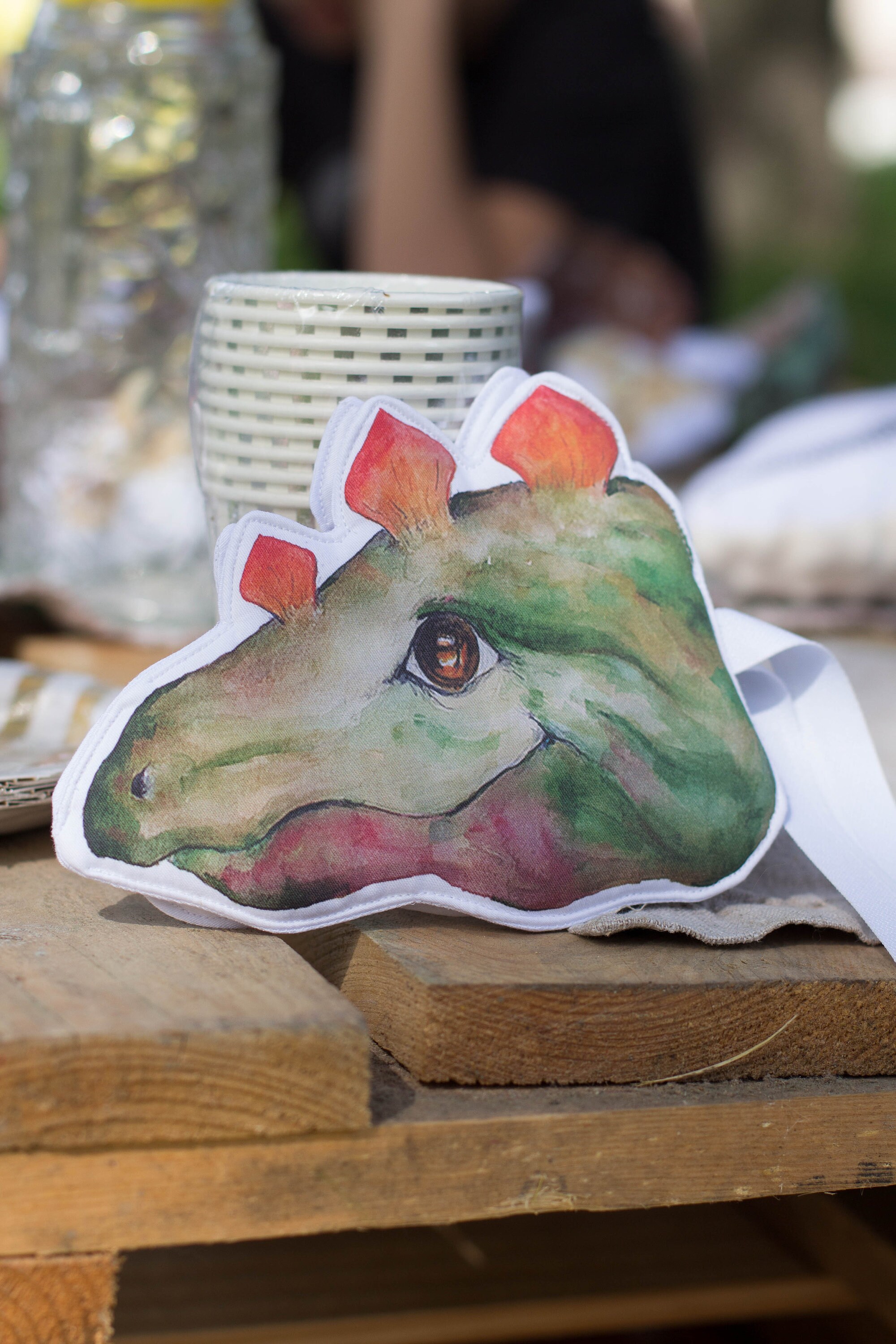 Stegosaurus Kids Mask, Dinosaur Party Masks Birthday, Christmas Mask ...