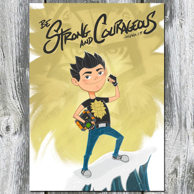 Be Strong and Courageous! – Encouragement Card With Scripture - Etsy