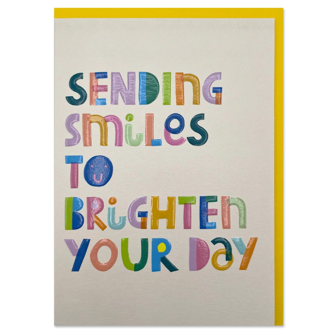 Sending Smiles to Brighten Your Day | Greeting Card | Thinking of You ...