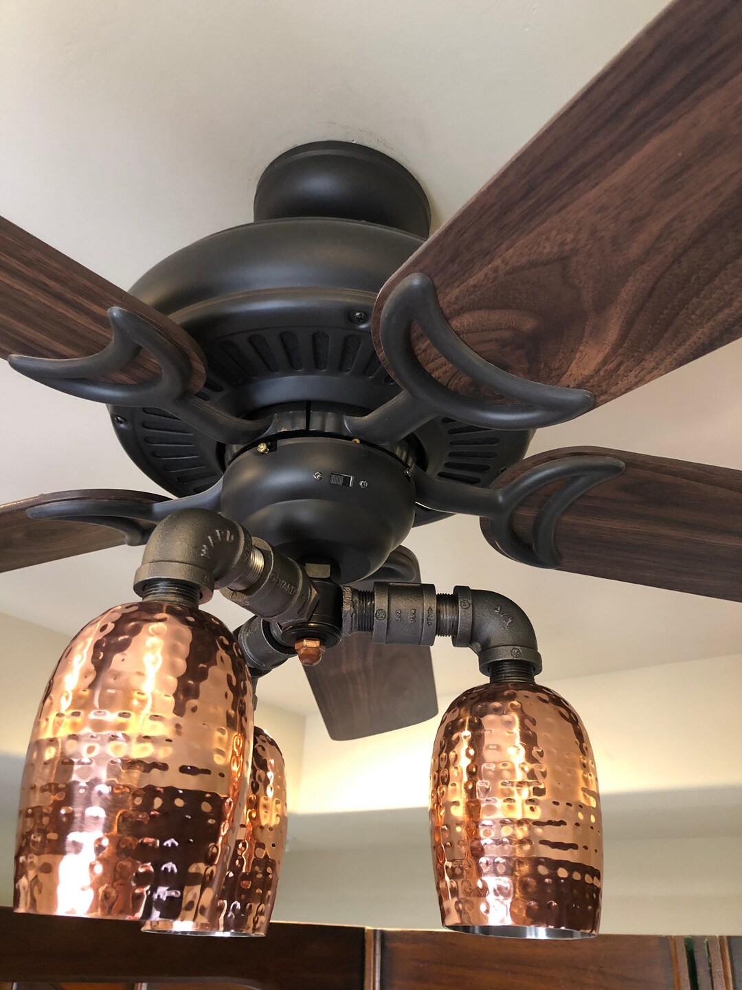 Copper Pounded Anchor Fan - Etsy