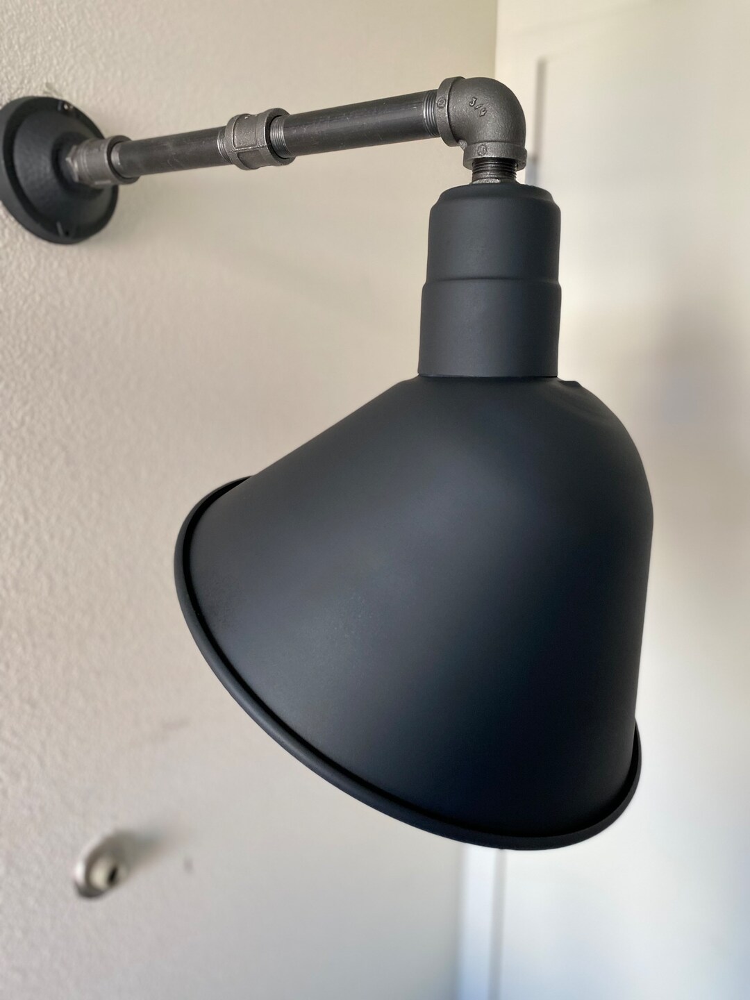 Angled Sign Light Classic Noir - Etsy
