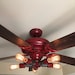 Industrial Vintage Red Fan - Etsy