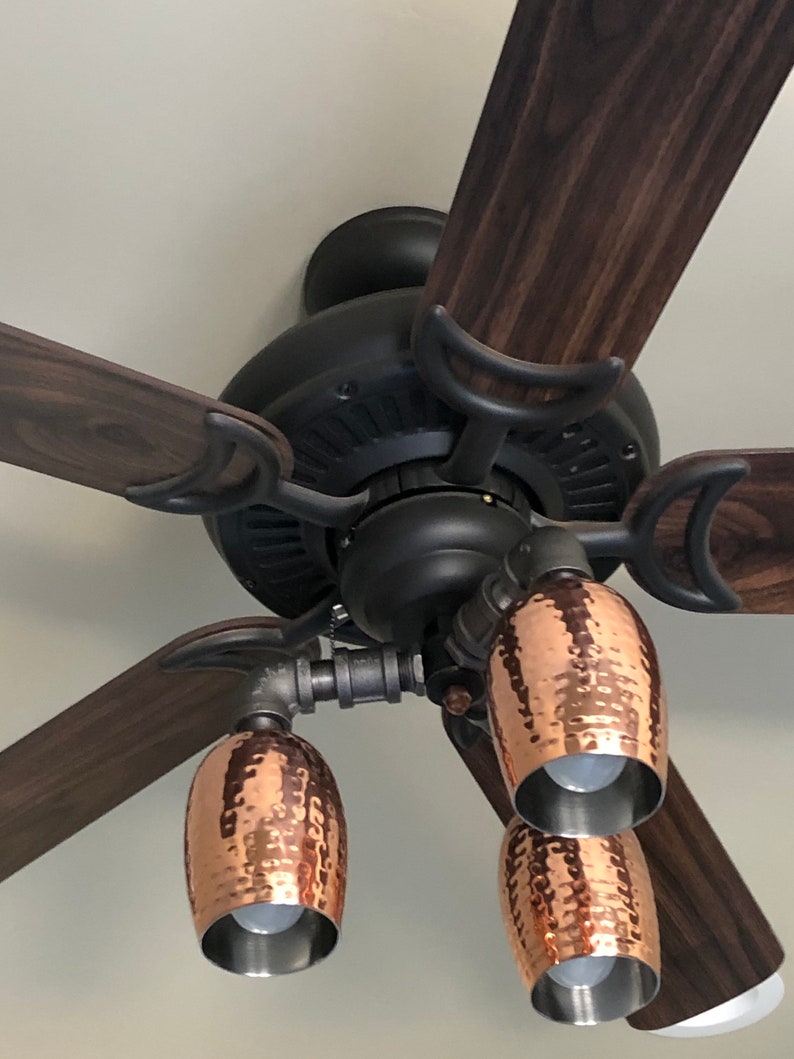 Copper Pounded Anchor Fan | Etsy
