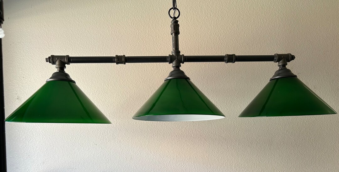 Vintage Vianne 3-light Pool Table Light - Etsy