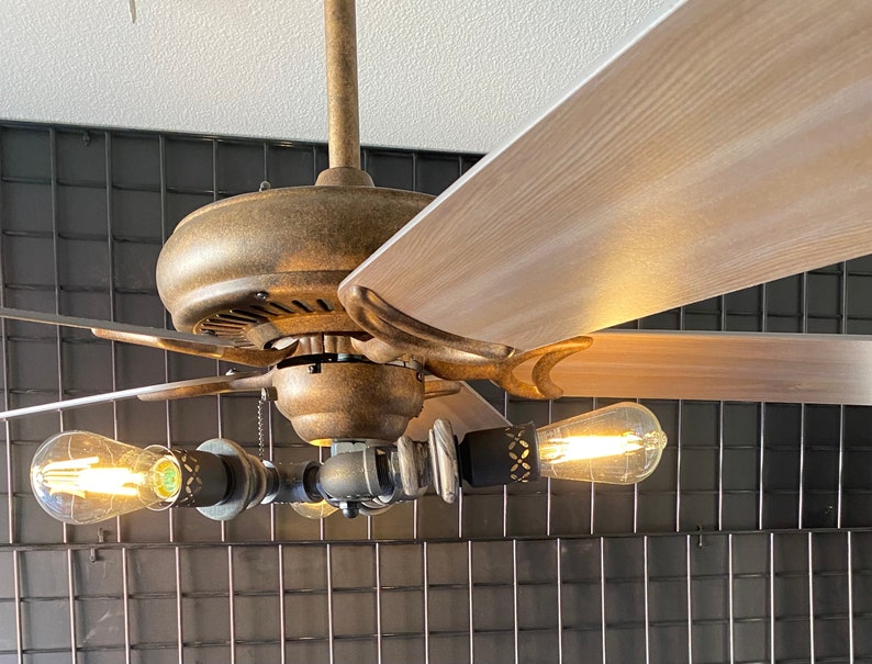 Vintage Old World Bronze Celling Fan - Etsy