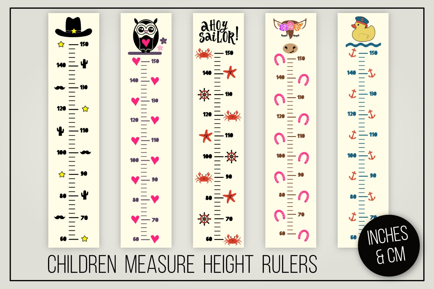 Children Measure Height Ruler - Etsy