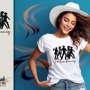 I Love Line Dancing, File for Cutting Machines, Instant Download - Etsy