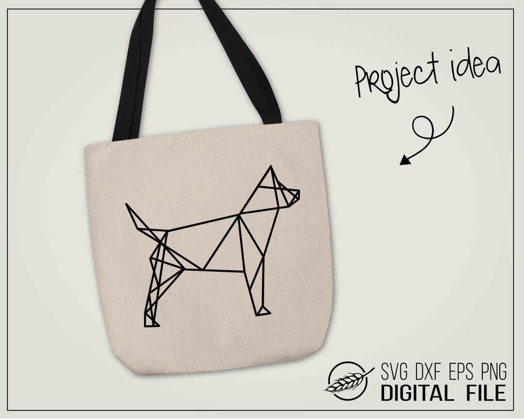 Geometric Dog Digital Download Svg Dxf Eps Png Cut File for Cutting ...