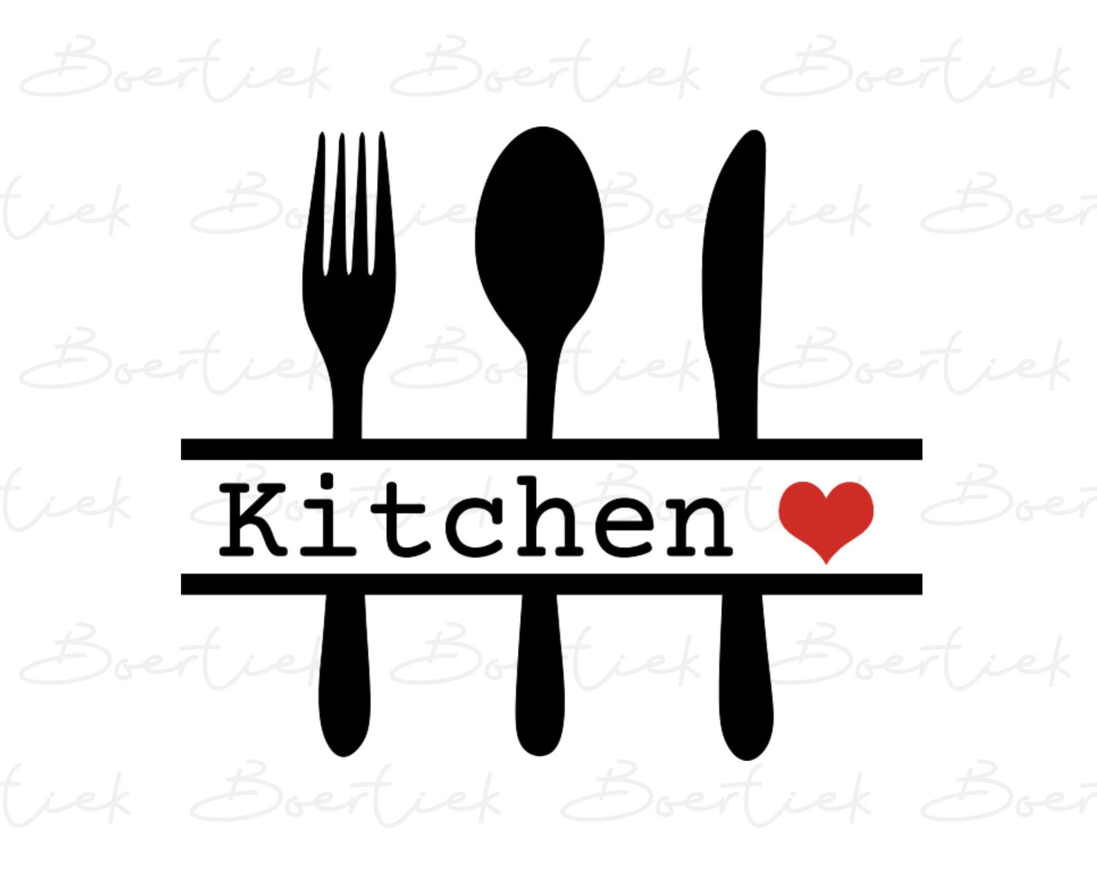 Kitchen Cutlery, Cutting File, Kitchen Quote - Etsy