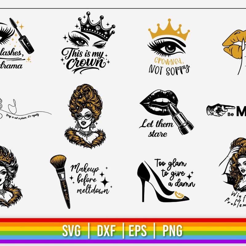 Drag Queen Svg - Etsy