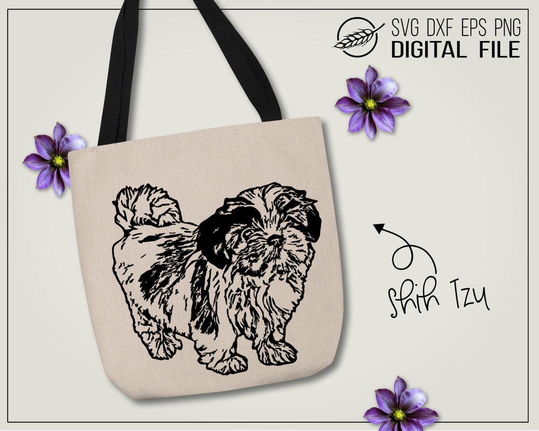 Shih Tzu, Dog, SVG Cut File - Etsy