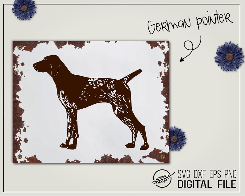 German Pointer Digital Download Svg Dxf Eps Png Cut File for - Etsy