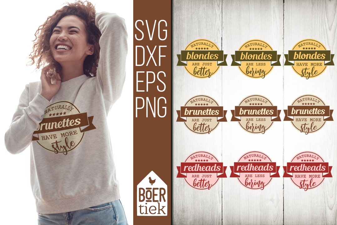 Haircolour Bundle, Svg Cutting Files - Etsy