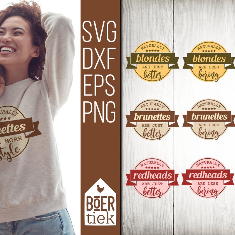 Redhead Svg - Etsy