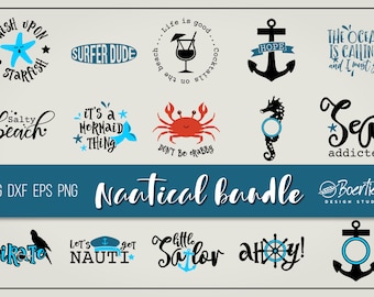 Marine Collections Svg Sea Svgvintage Nautical Nautical - Etsy