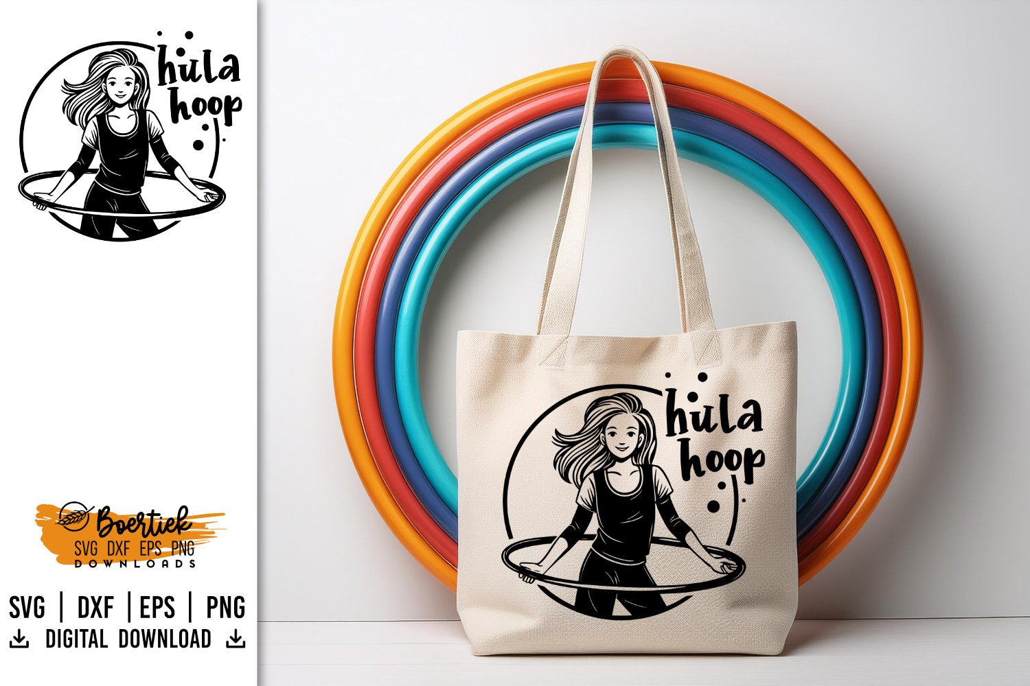 Hula Hoop SVG File for Cutting Machines, Instant Download - Etsy