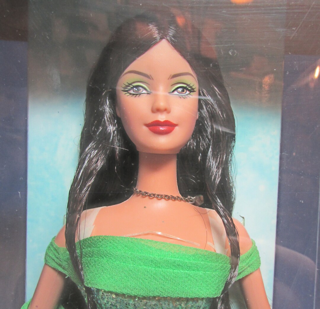 Birthstone Collection August Peridot Barbie Doll 2002 B3416 NRFB ...