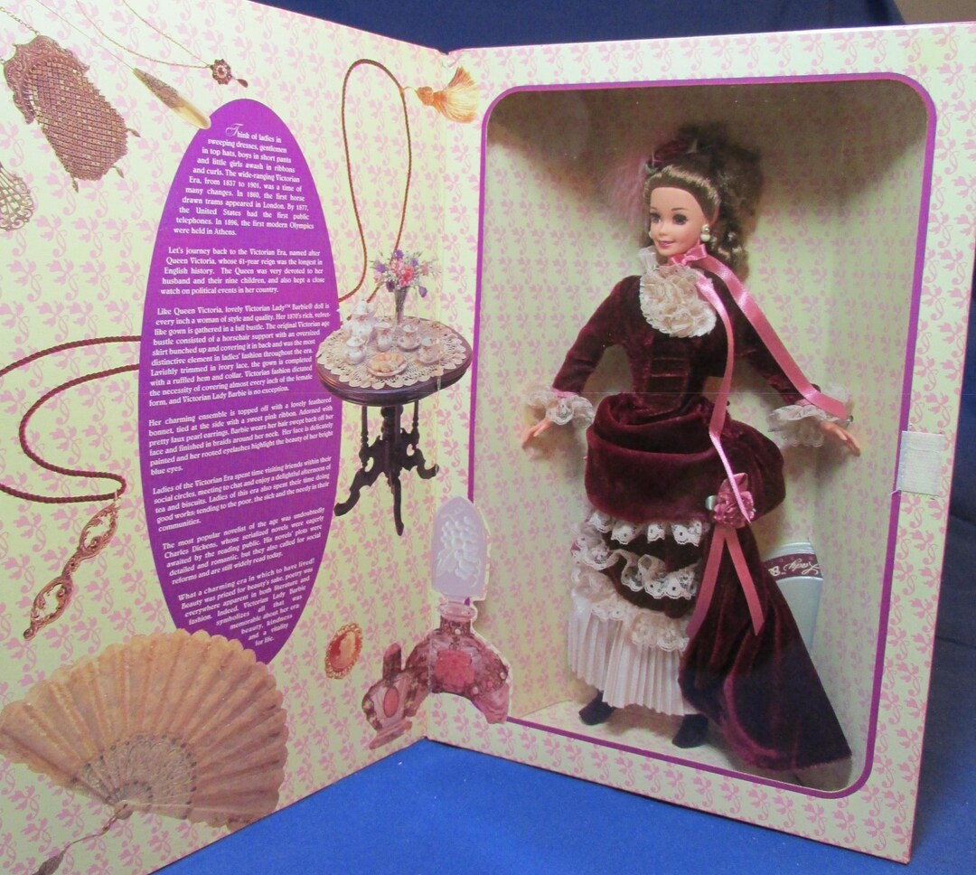 Victorian Lady Barbie Doll – 1995 – Collector Edition –NRFB - #14900 - Etsy