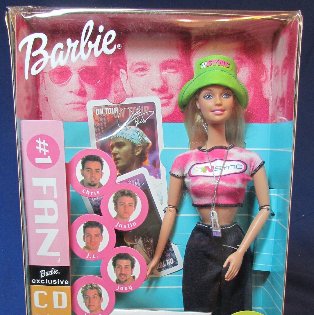 Nsync Barbie Doll & Exclusive CD 50534 NRFB 2000 - Etsy